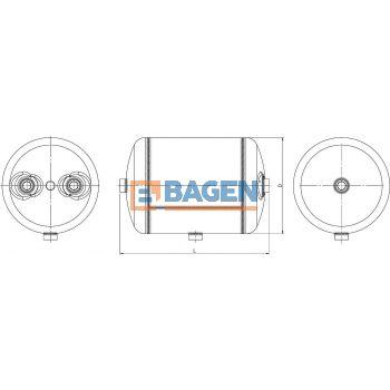 BOCA ZA VAZDUH VOLVO / 15L / 246X399 / 15.5 BAR | Tehno PS Promet